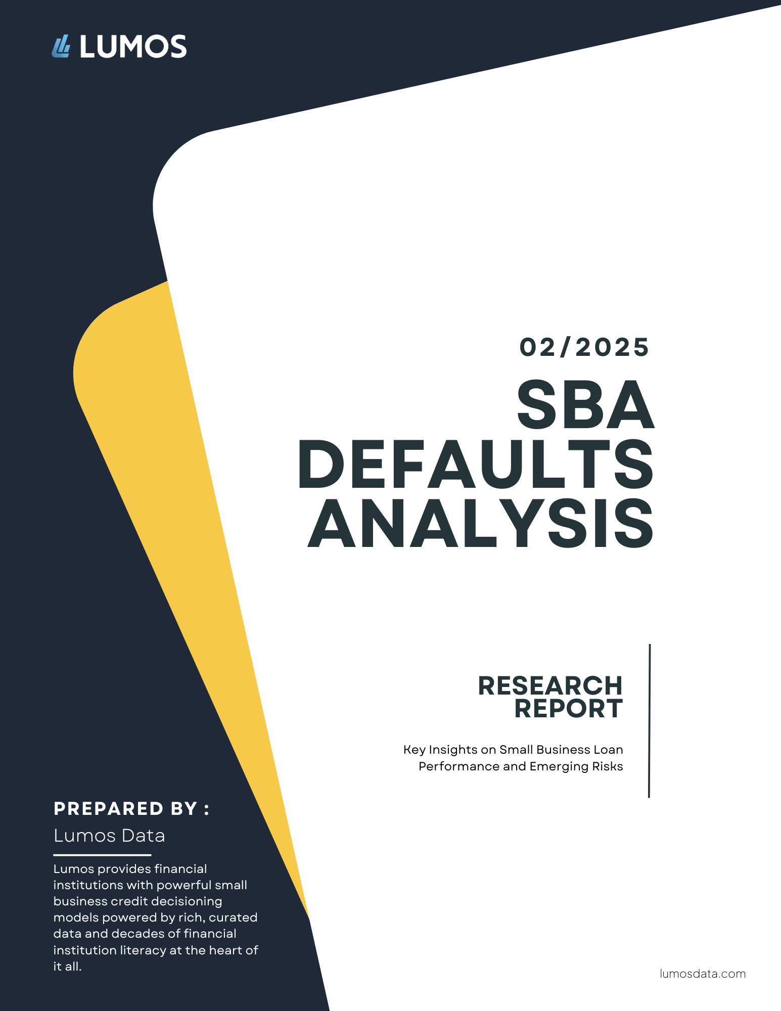 SBA Default Analysis - LUMOS
